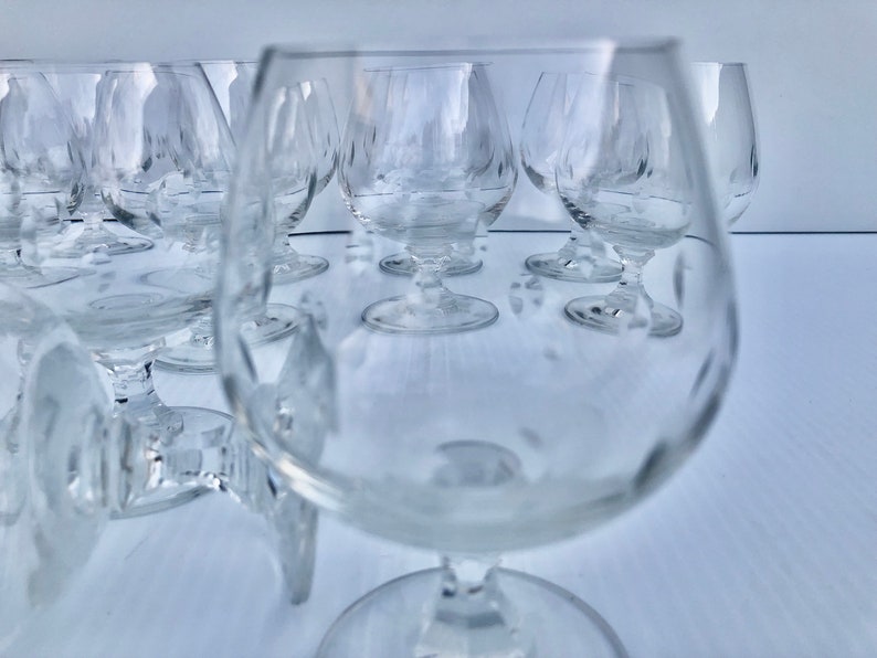 Vintage Crystal Brandy Cognac Snifters Gorgeous Rare Set - Etsy