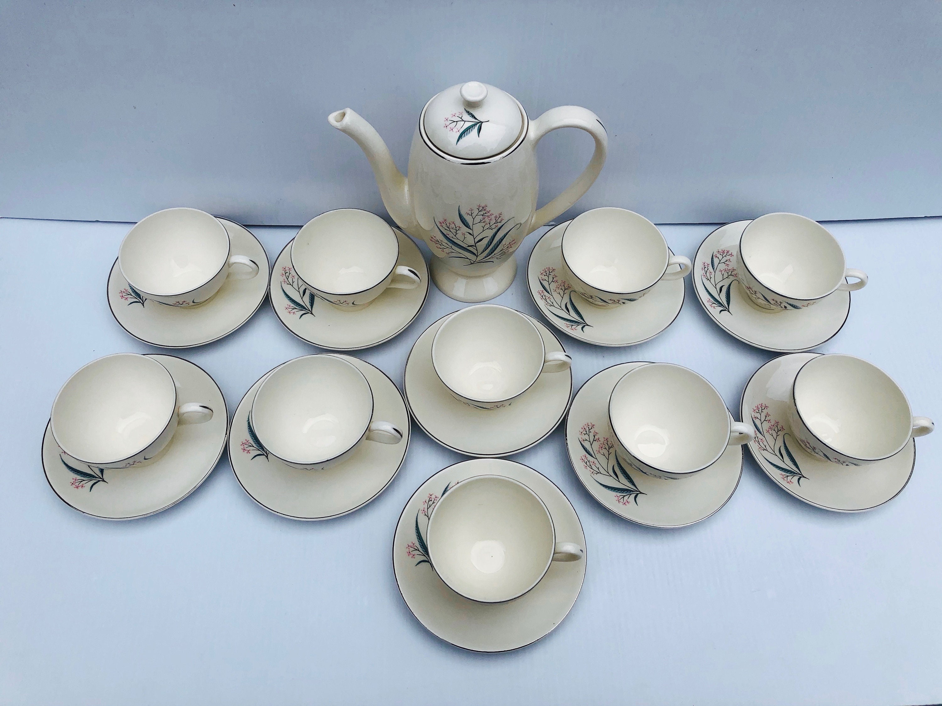 Vintage 22K Gold Regal Coffee/tea Pot 22 Piece Set - Etsy