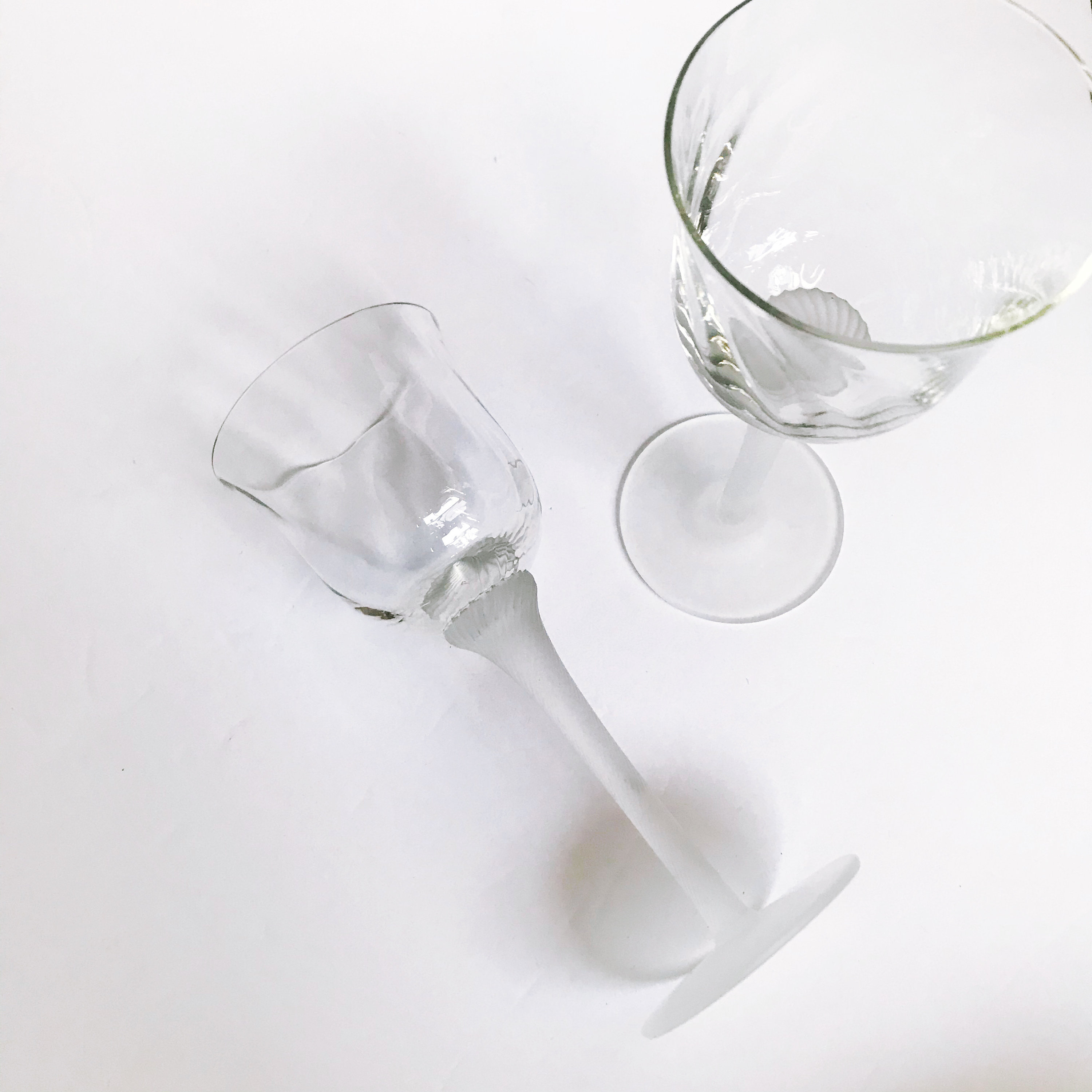 VINTAGE | Romanian Crystal 5-piece Wine Set - Etsy