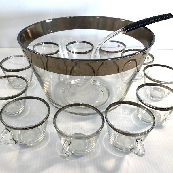 Punch Bowl Set - Etsy