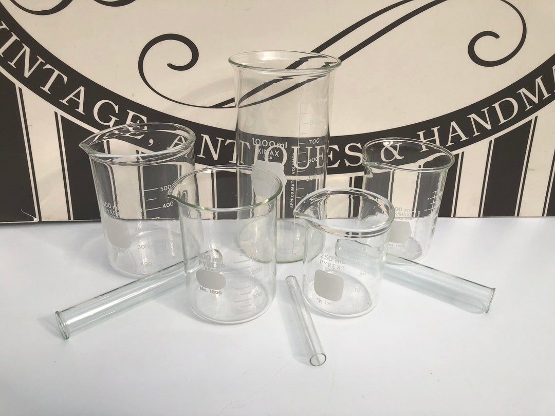Vintage, Eight Piece, Glass, Pyrex, Laboratory, Chemistry Set - Etsy