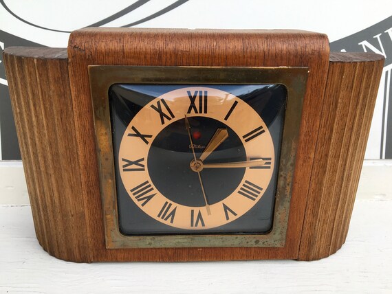 Home & Living Home Décor vintage 1938 Telechron Model 4F61 art deco ...