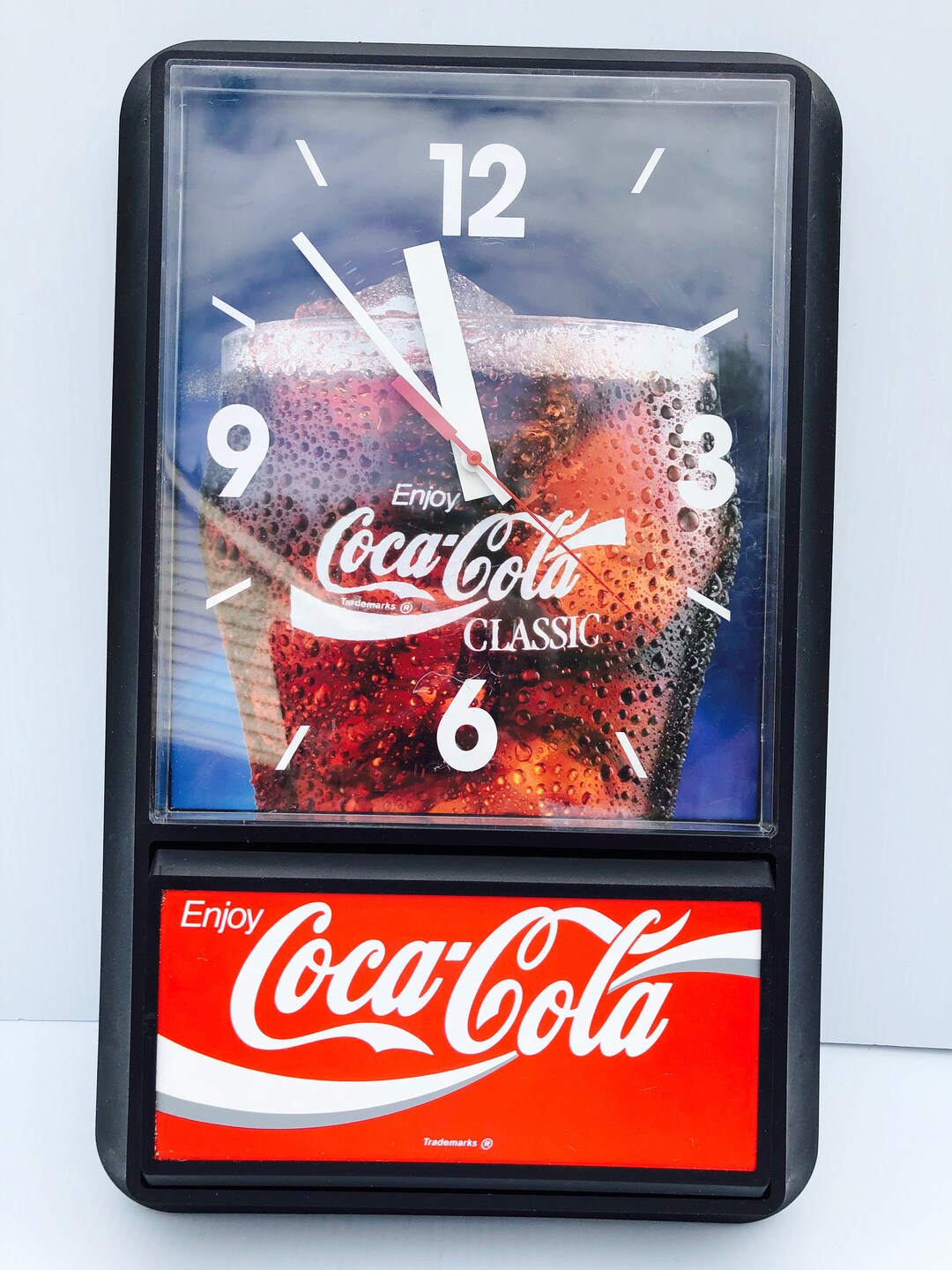 Vintage, Coca Cola, Bar/pub enjoy Coca Cola Classic Clock From Ridan ...
