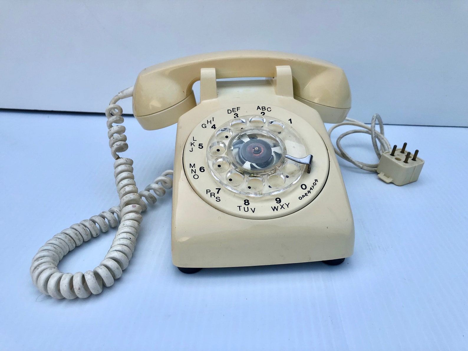 Vintage Cream Rotary Table Phone Marked Northern Telecom Inc - Etsy