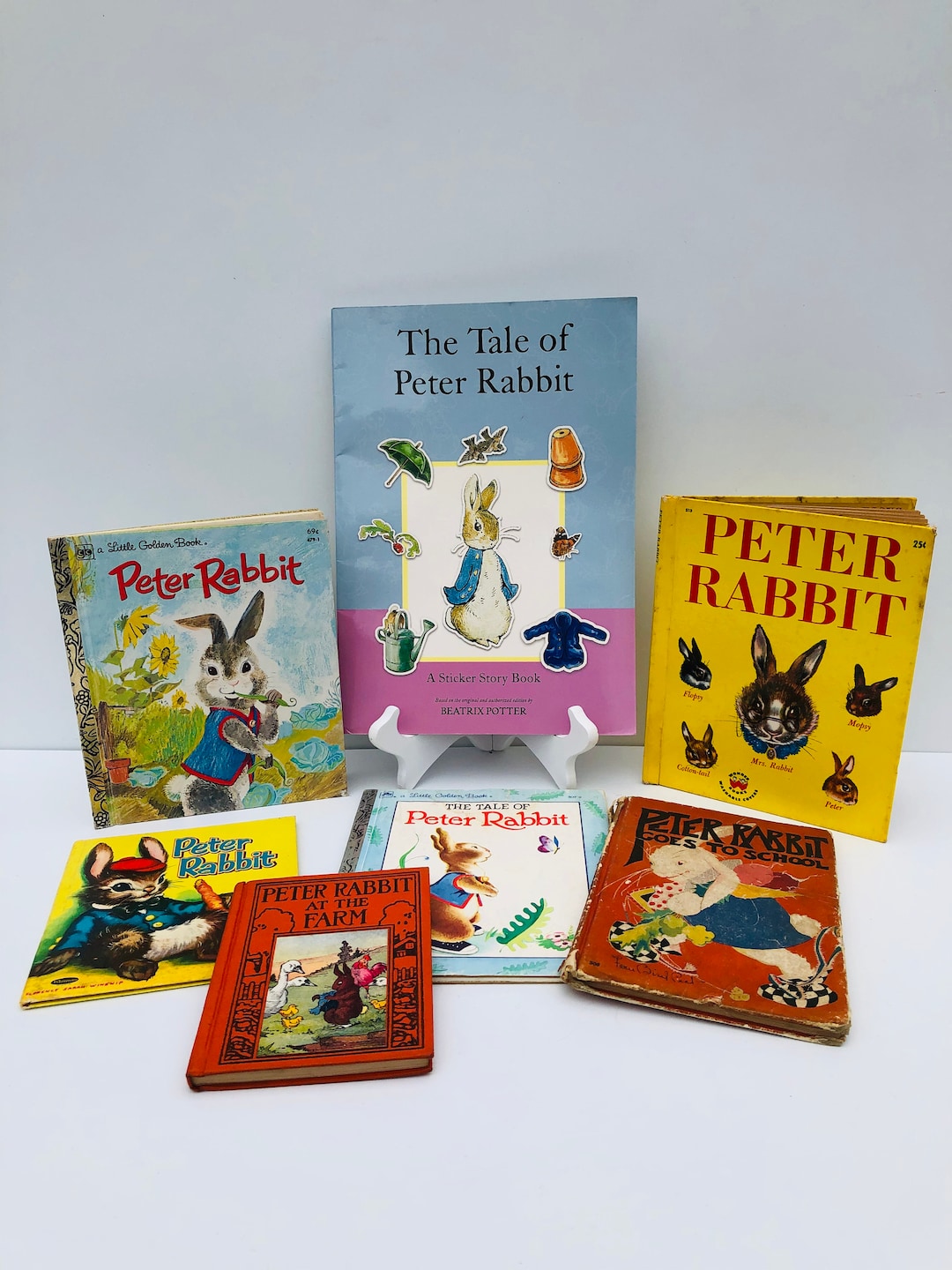 Antique and Vintage Collection of Peter Rabbit Children's Books, Set of ...