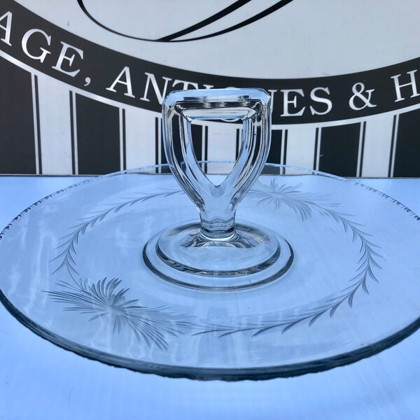Glass Tidbit Trays - Etsy