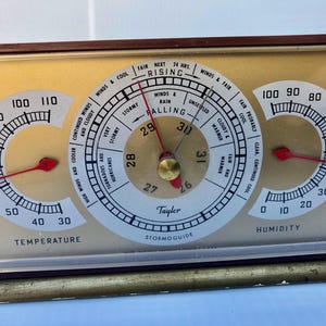 Vintage Taylor Instruments Stormoguide, Weather Station With ...