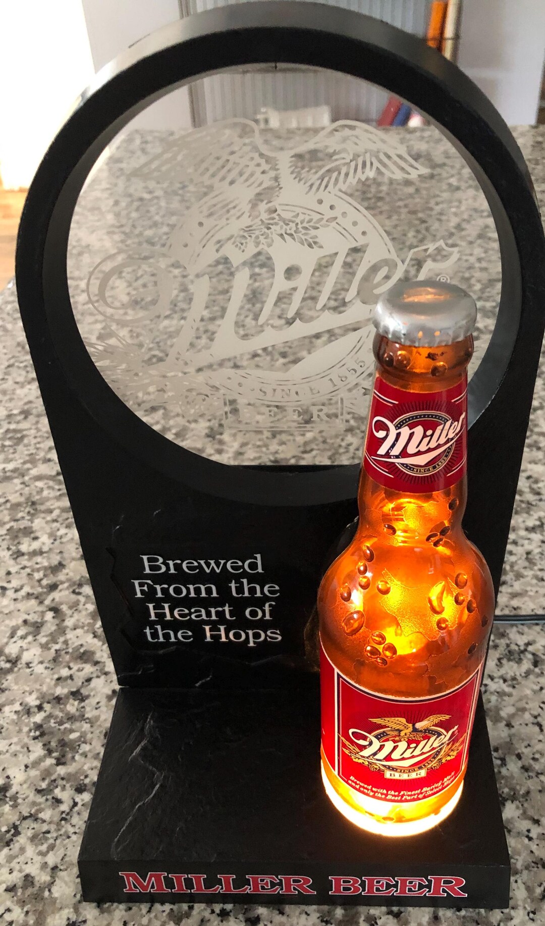 Vintage, 1970's, Rare, Miller Beer Red Label Cash Register Light up ...