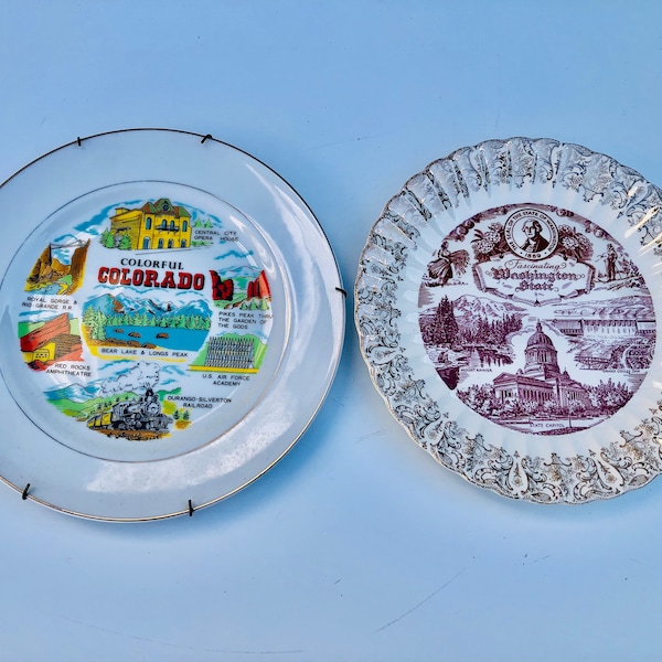 Souvenir Washington State Plates - Etsy