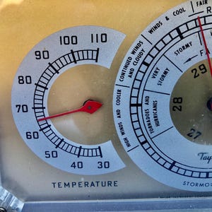 Vintage Taylor Instruments Stormoguide, Weather Station With ...