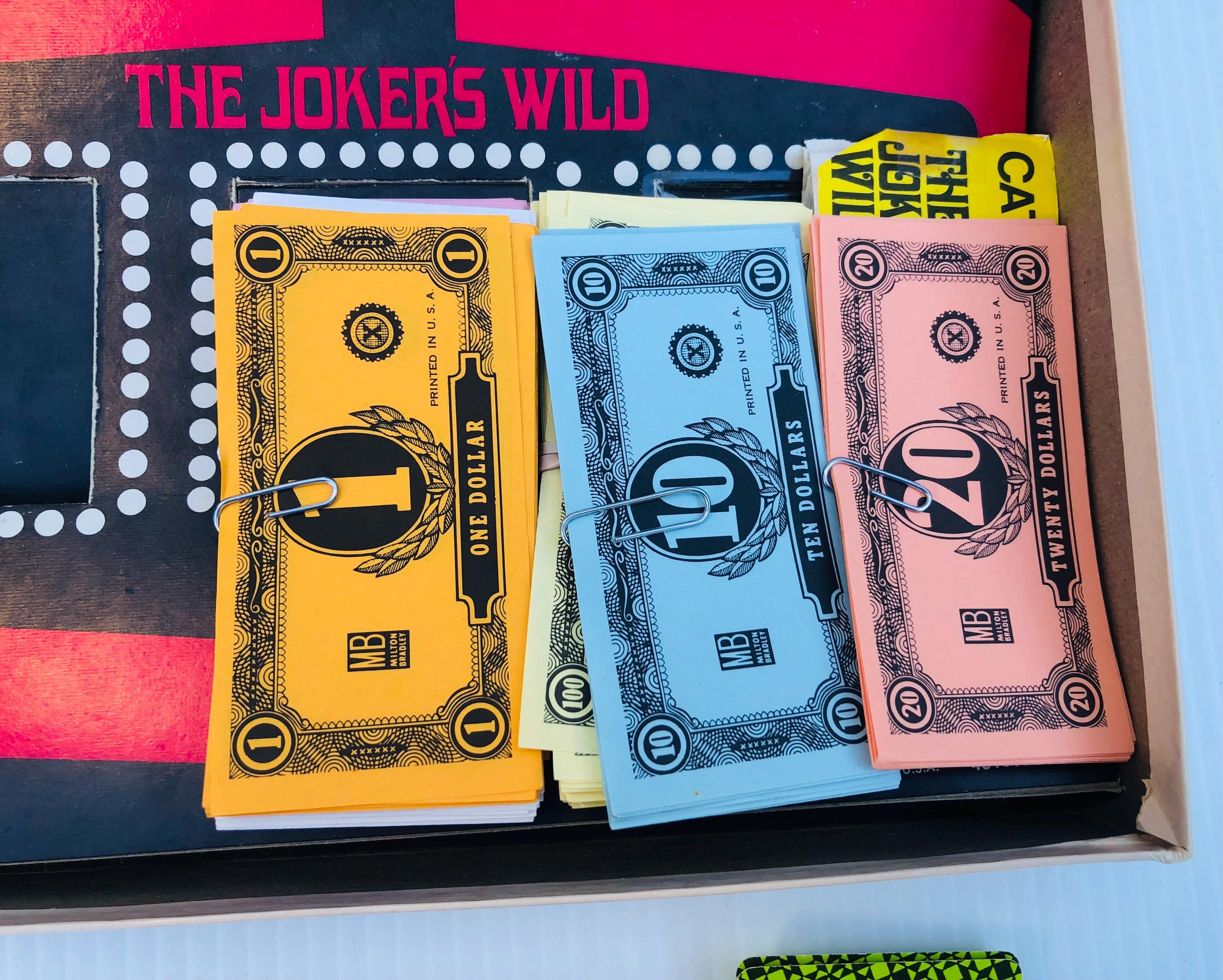 Vintage Milton Bradley Company Game Set, 1970s Game Joker, Joker, Joker ...