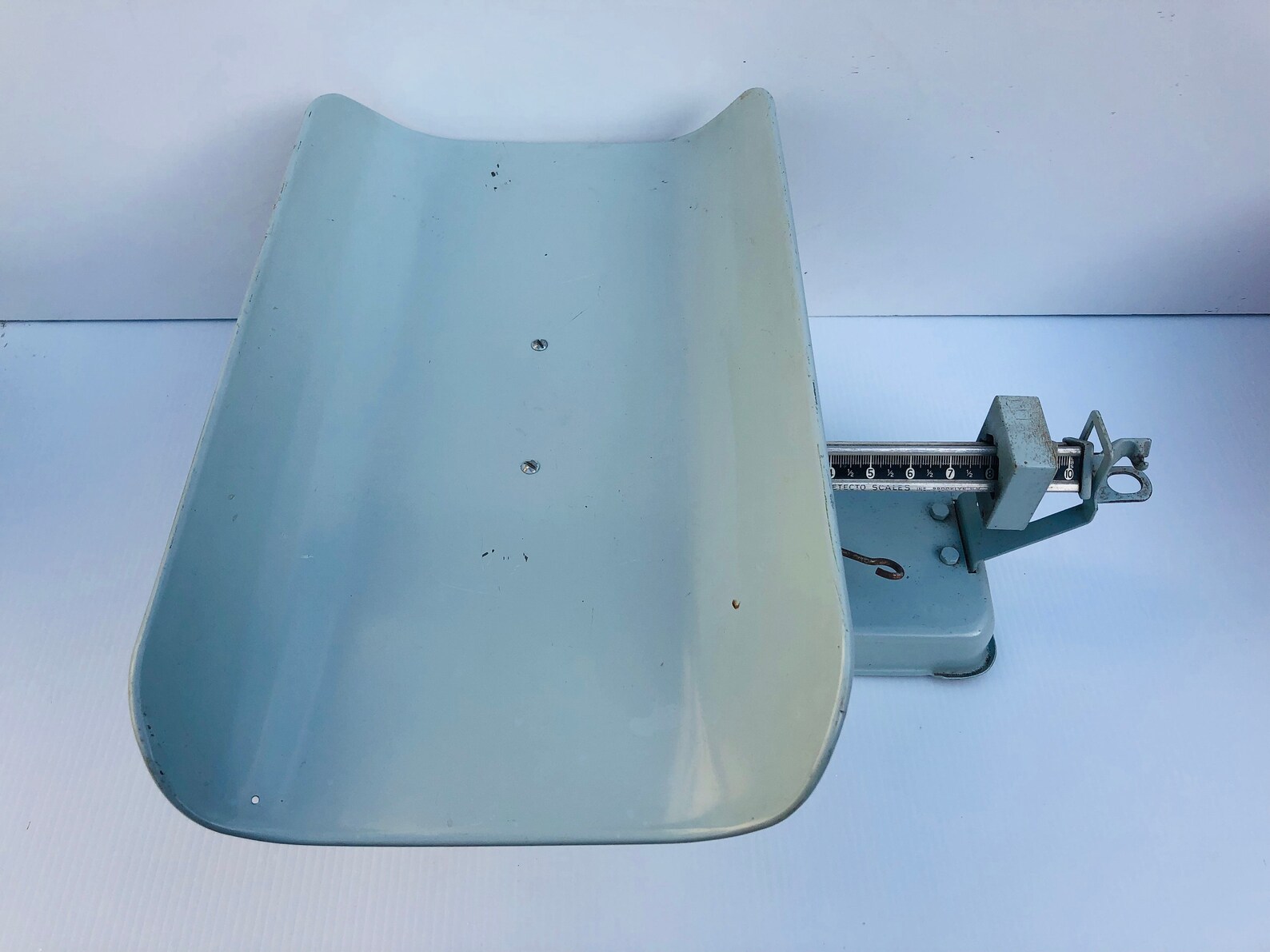 Antique Detecto Light Blue Cast Iron Baby Scale Working | Etsy