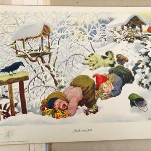 Vintage Lithographs From Mother Goose by Feodor Rojankovsky First ...