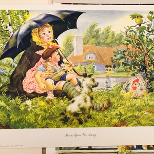 Vintage Lithographs From Mother Goose by Feodor Rojankovsky First ...