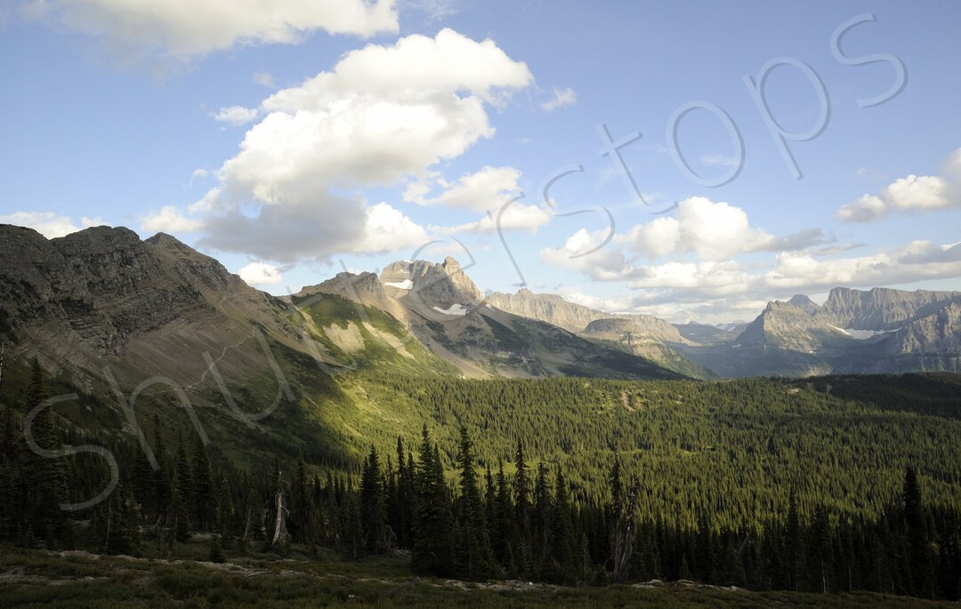Ring of Mountains, Glacier National Park, Montana, USA - Etsy