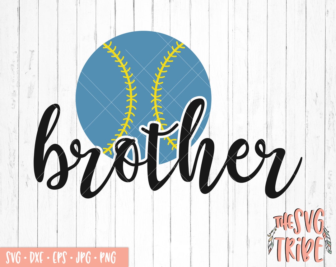 Baseball Brother SVG, Eps Jpg Png Dxf, Files for Cutting Machines ...