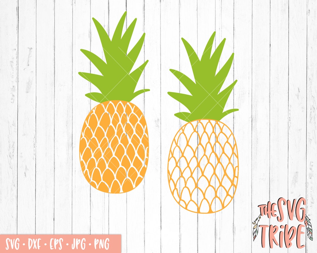 Pineapple SVG Cut Files, Tropical Svg, Pineapples, Cute Svg, Fruit Svg ...