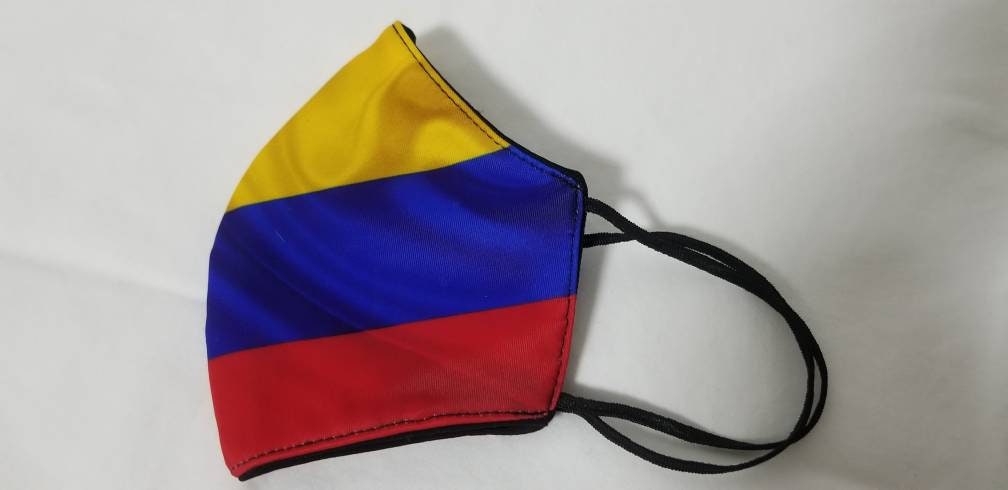 Colombian Flag Bandera Colombiana Fashionable Reusable Washable Face ...