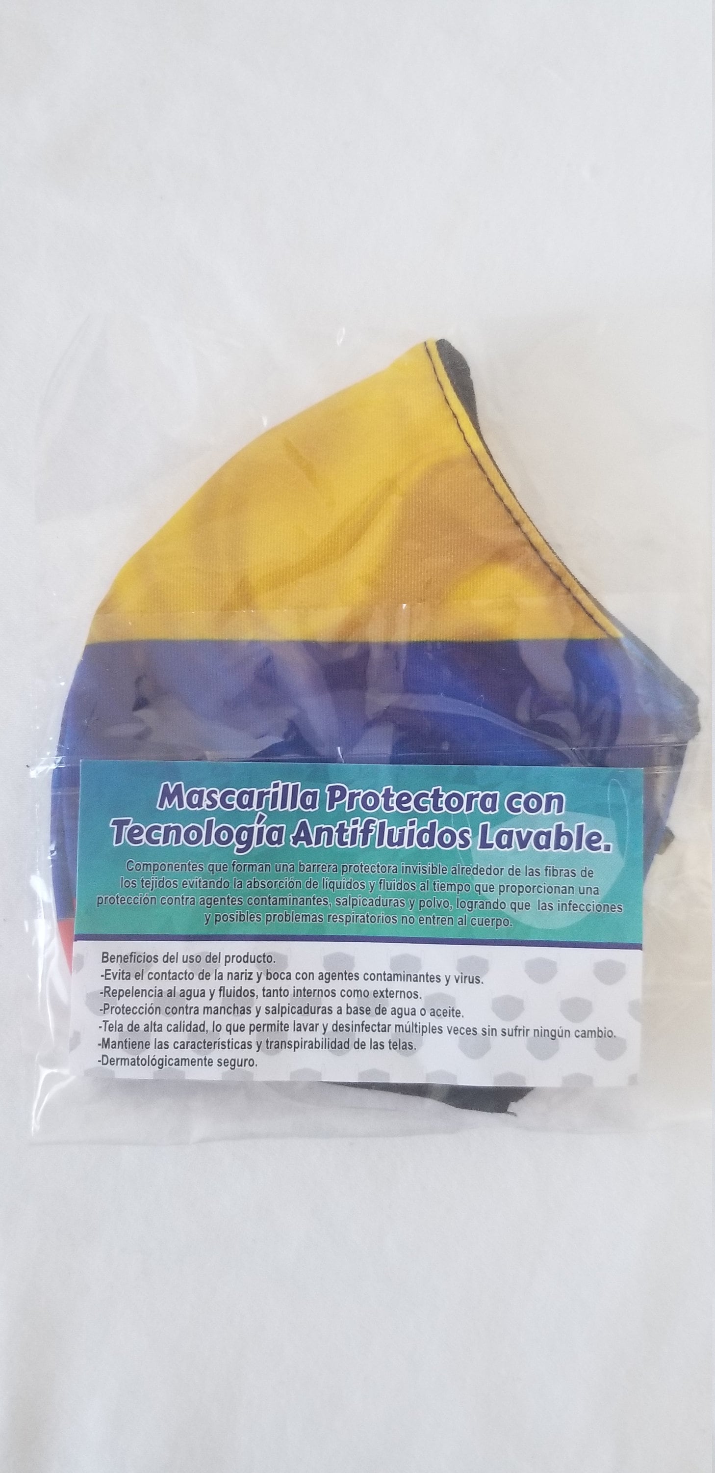 Colombian Flag Bandera Colombiana Fashionable Reusable Washable Face ...