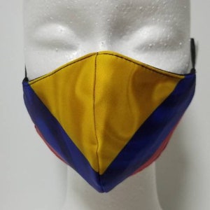 Colombian Flag Bandera Colombiana Fashionable Reusable Washable Face ...
