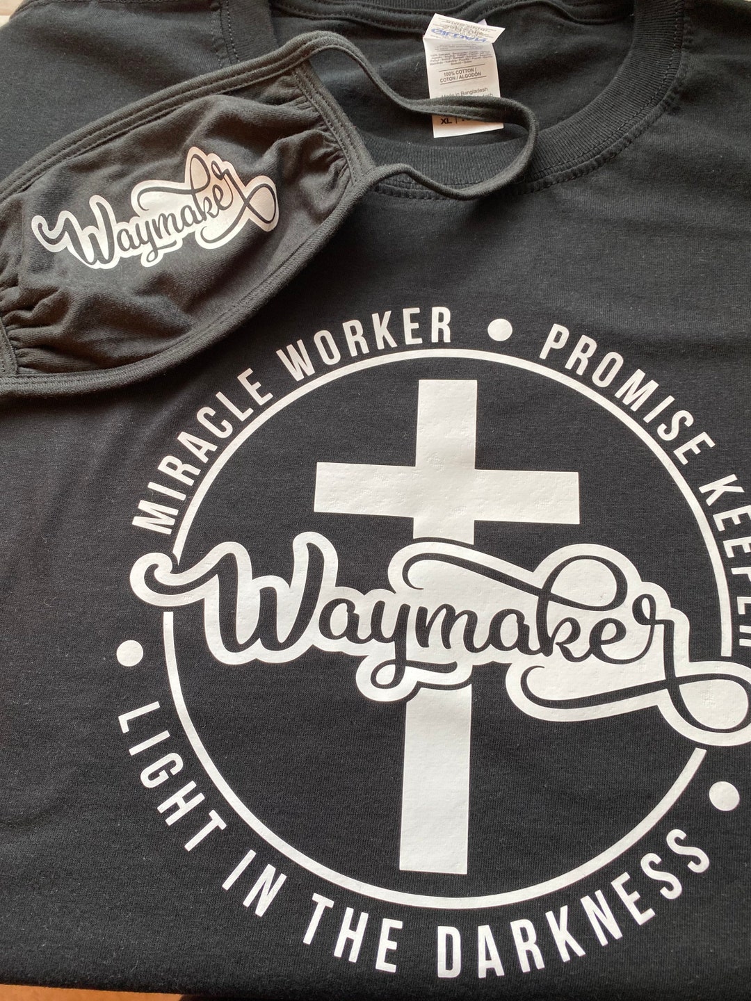 Waymaker T-shirt and Mask - Etsy