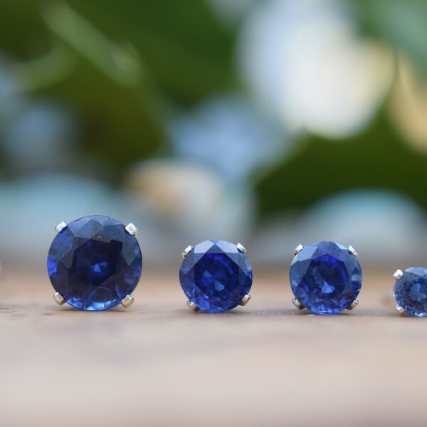 Lab Created Sapphire - Etsy