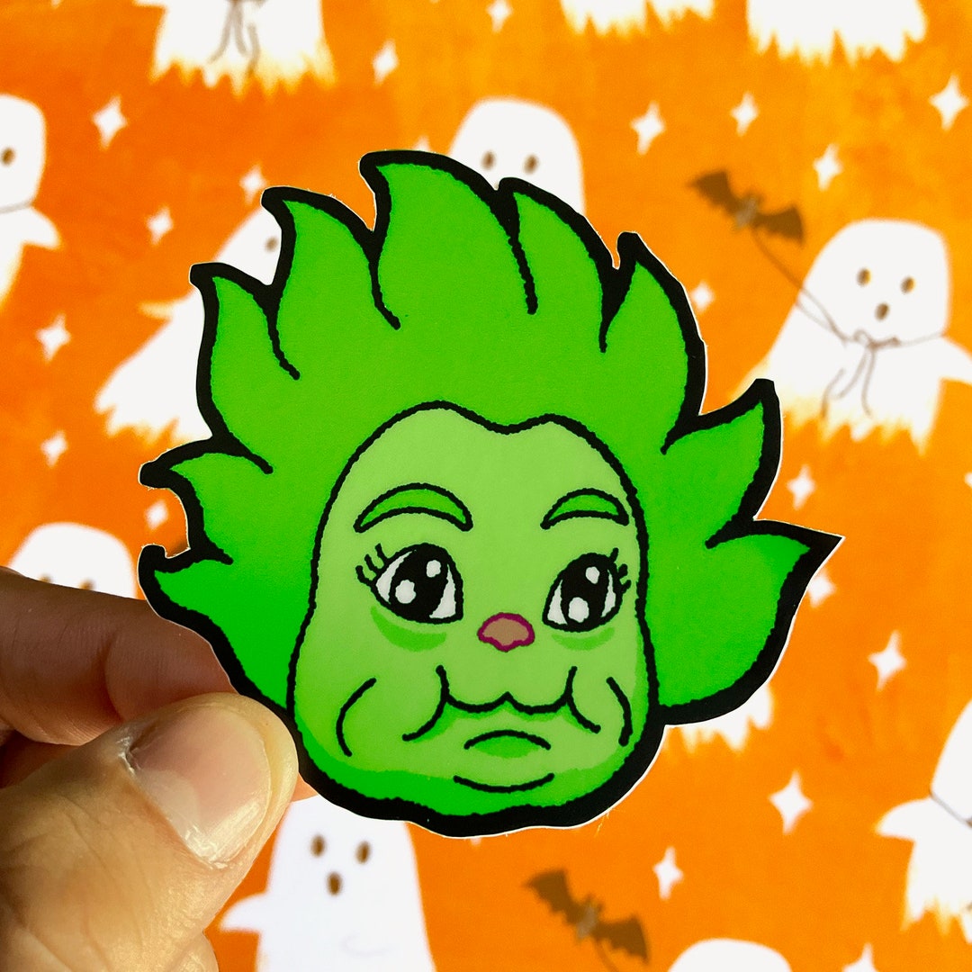 Baby Grinch Vinyl Sticker - Etsy