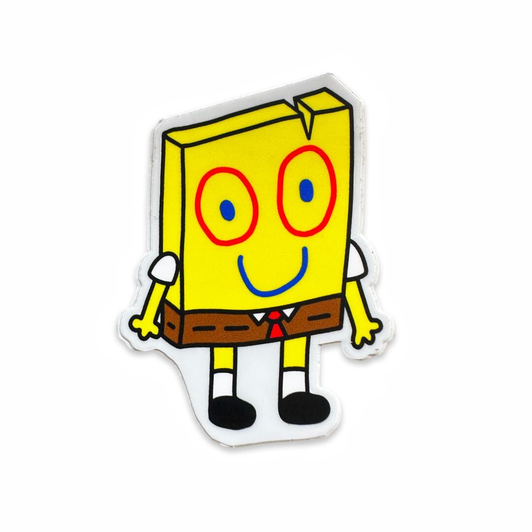 Plankbob Vinyl Sticker parody/fanart - Etsy