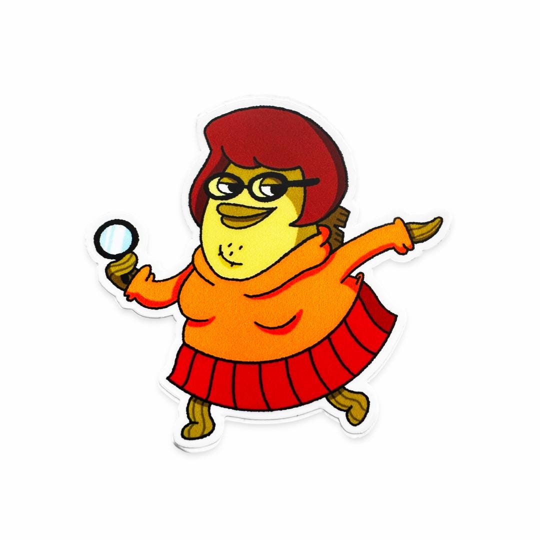 Bubblebass Velma Sticker parody/fanart - Etsy