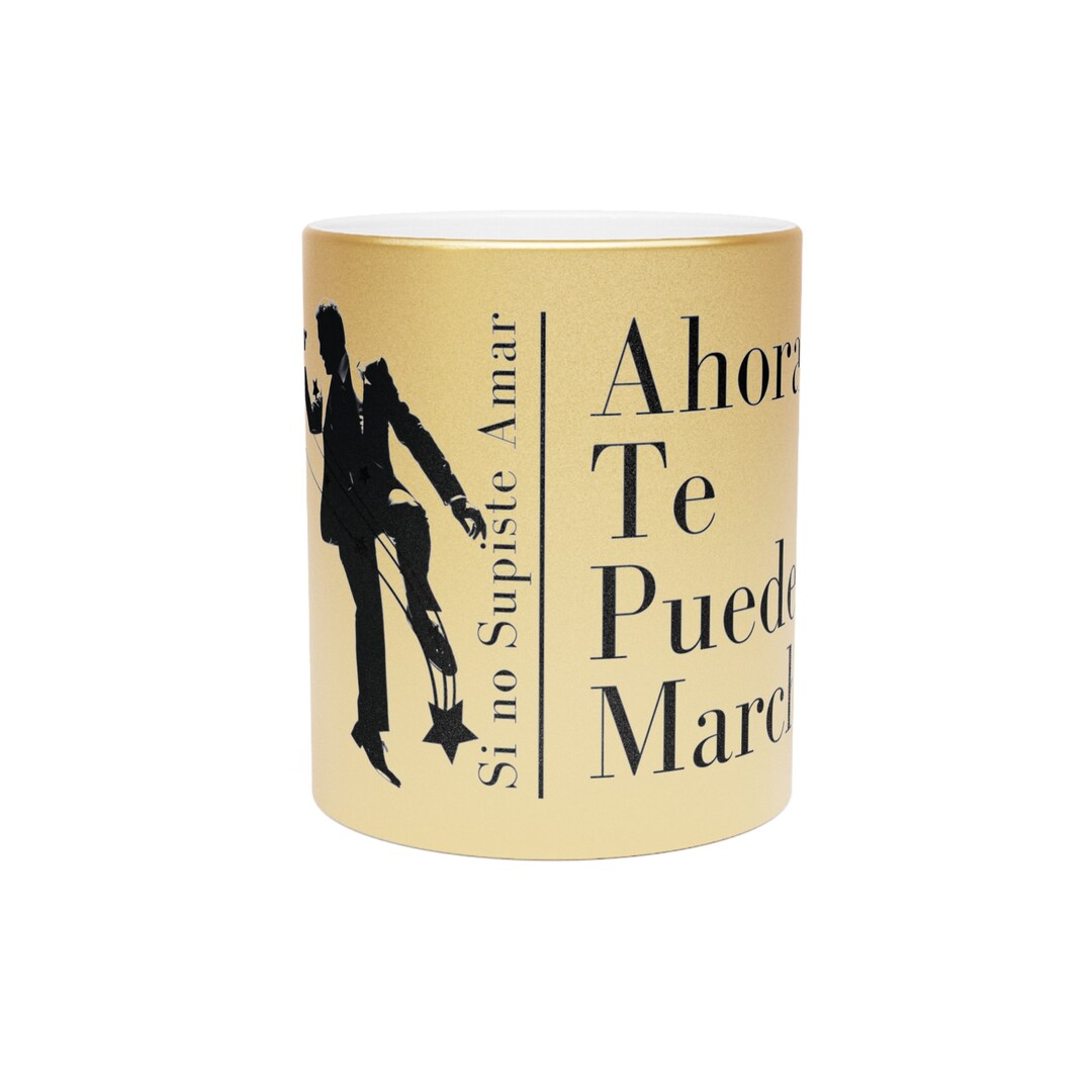 Luis Miguel Metallic Mug Gold Latina Gift Vintage - Etsy