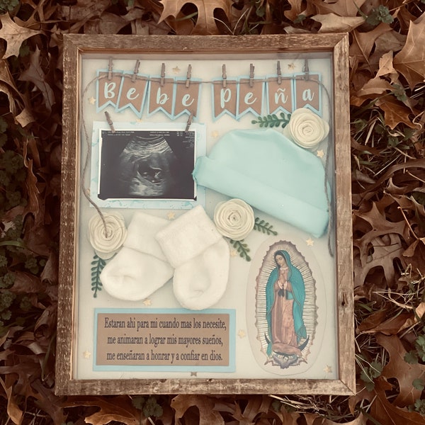 Baby Boy Shadow Box - Etsy