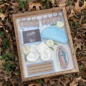 Gender Reveal Shadow Box - Etsy