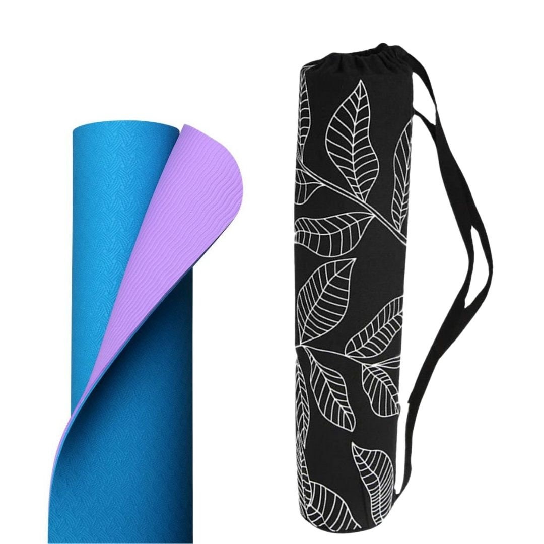 YOGA MAT BAG With Eco Recyclable Non-toxic Yoga Mat Black - Etsy