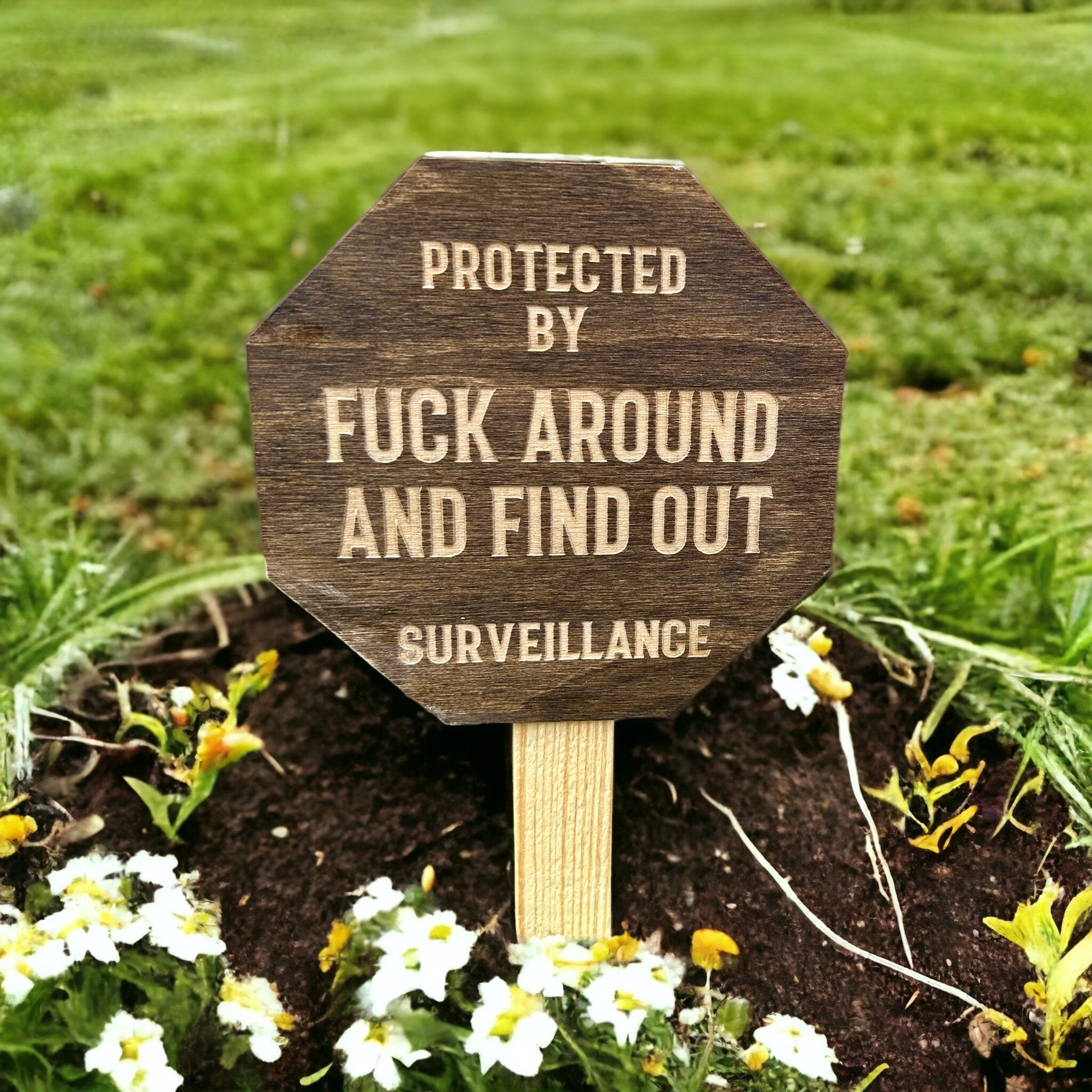 FAFO Sign, F Around Find Out Security, Front Door Hanger, Home Decor ...