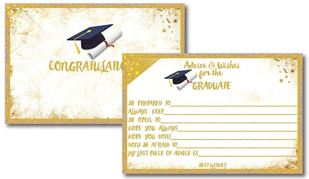 Graduation Cards Graduation Well Wishes and Advice Cards Graduation ...