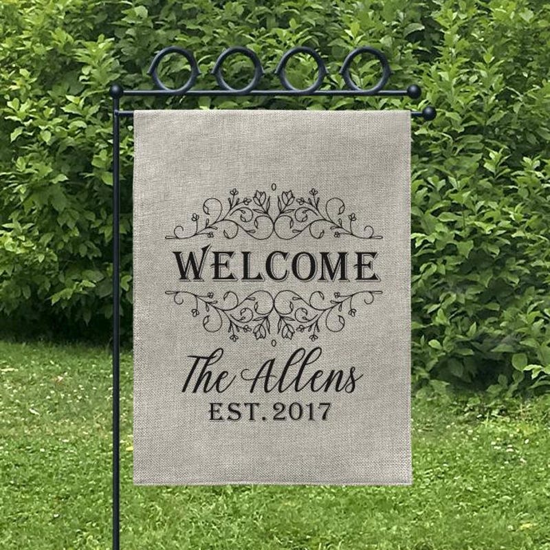 Burlap Welcome Sign - Etsy