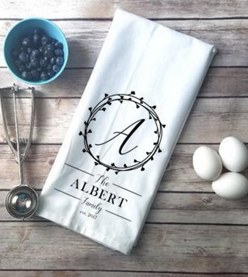 Tea Towel Gift Wedding Tea Towel Gift for Couple - Etsy