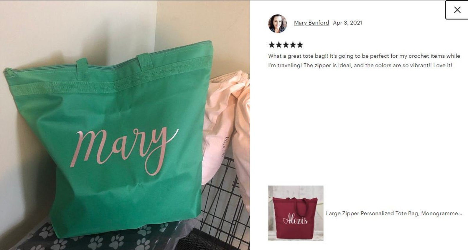 Personalized Large Tote Bag Custom Bridesmaid Tote - Etsy