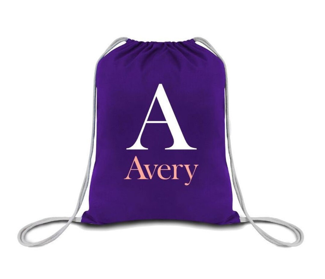 Personalized Girl Pool Bag, Drawstring Beach Bag, Kid Pool Bag Kids ...
