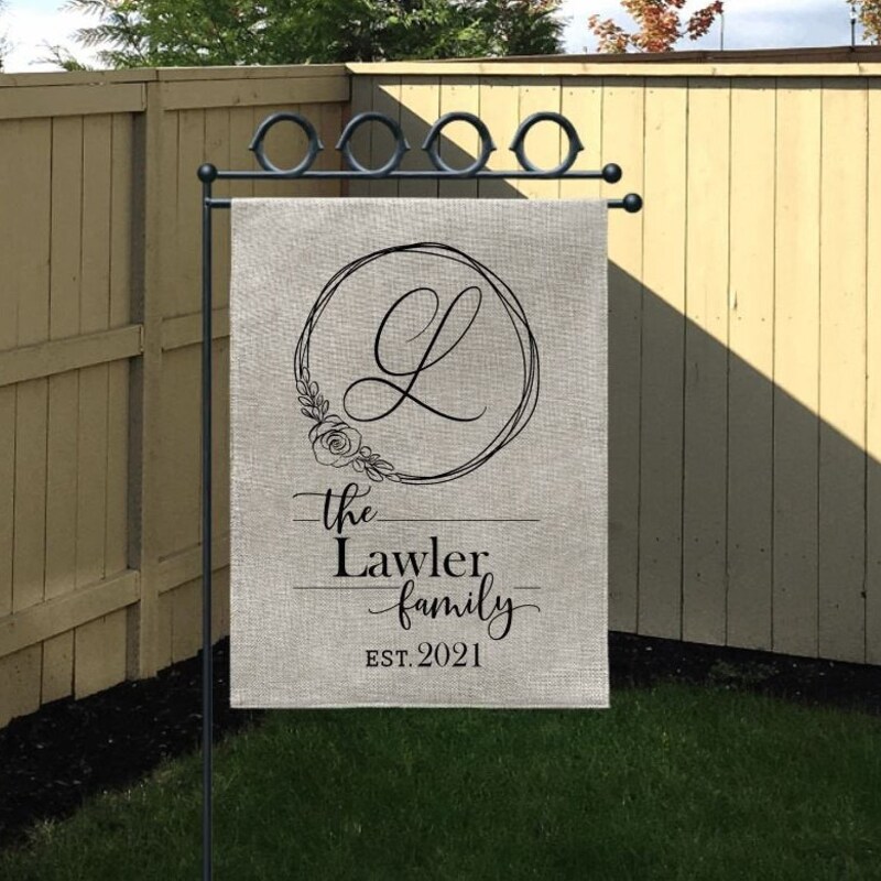 Burlap Yard Flag - Etsy