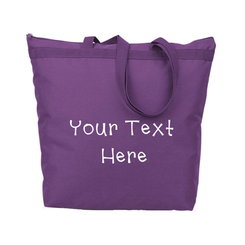 Custom Logo Zipper Bag - Etsy
