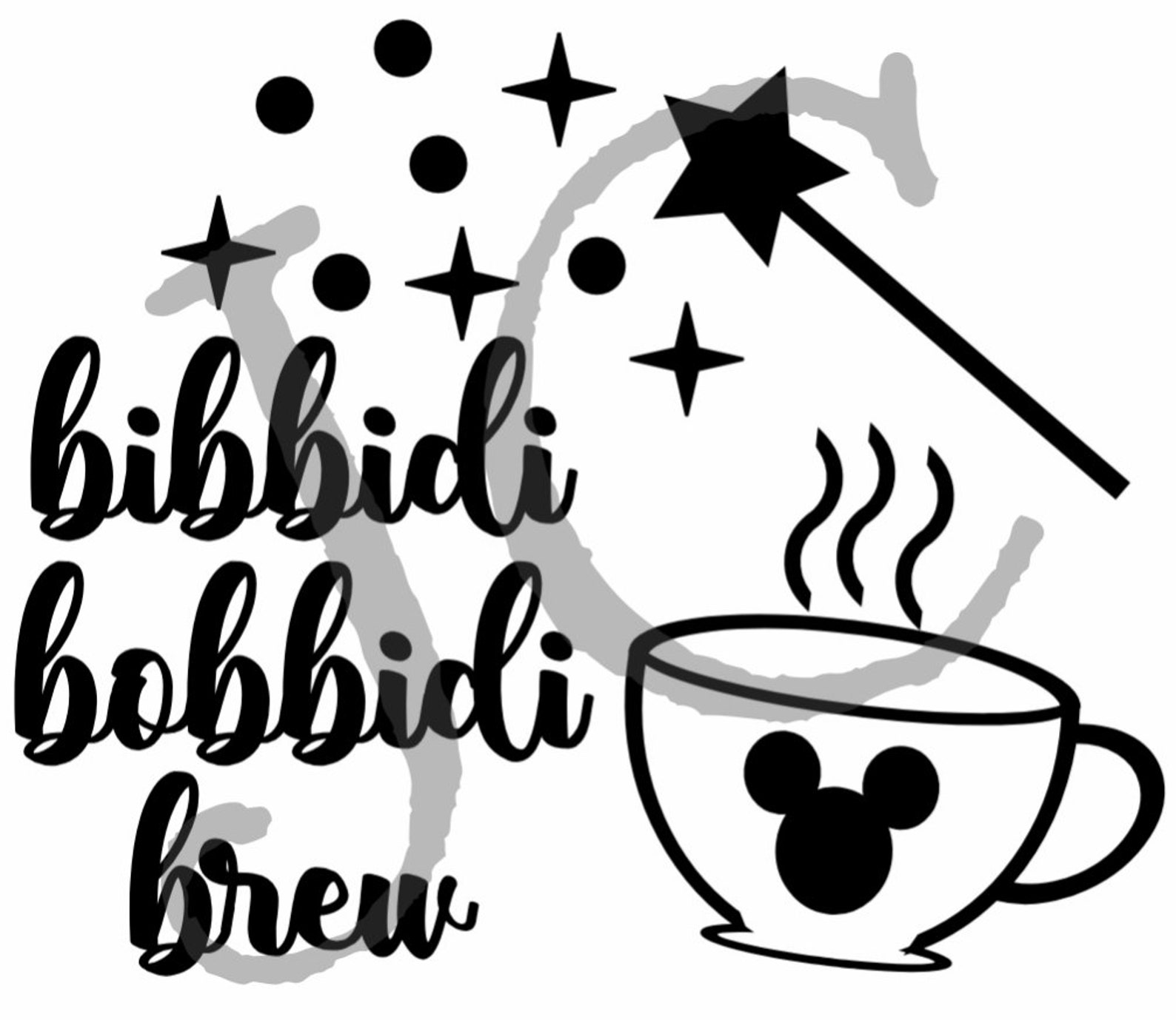 Bibbidi Bobbidi Brew With Coffee Mug SVG (instant Download) - Etsy