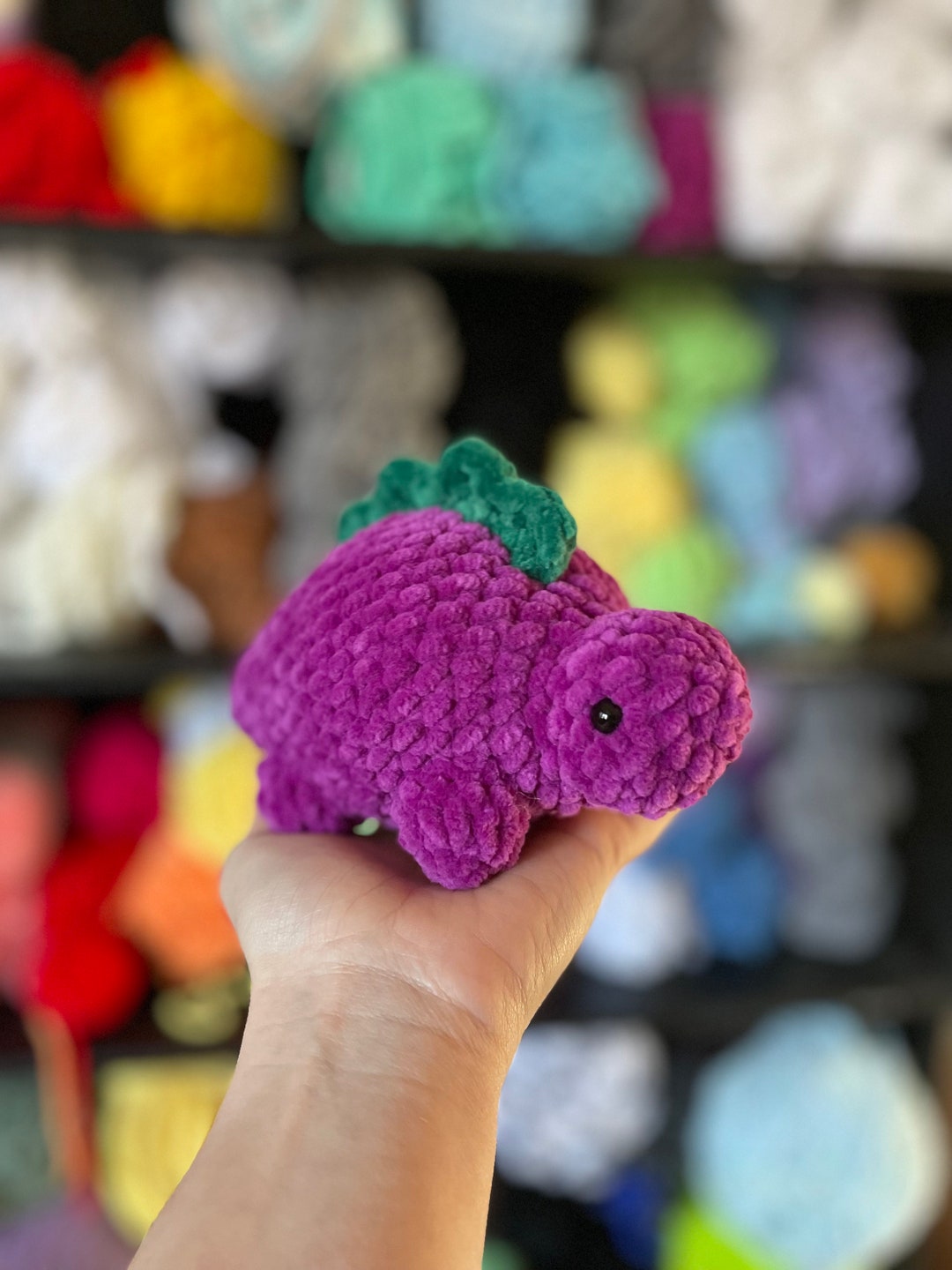 Stego Handmade Crochet Amigurami Plushie Custom Colors - Etsy
