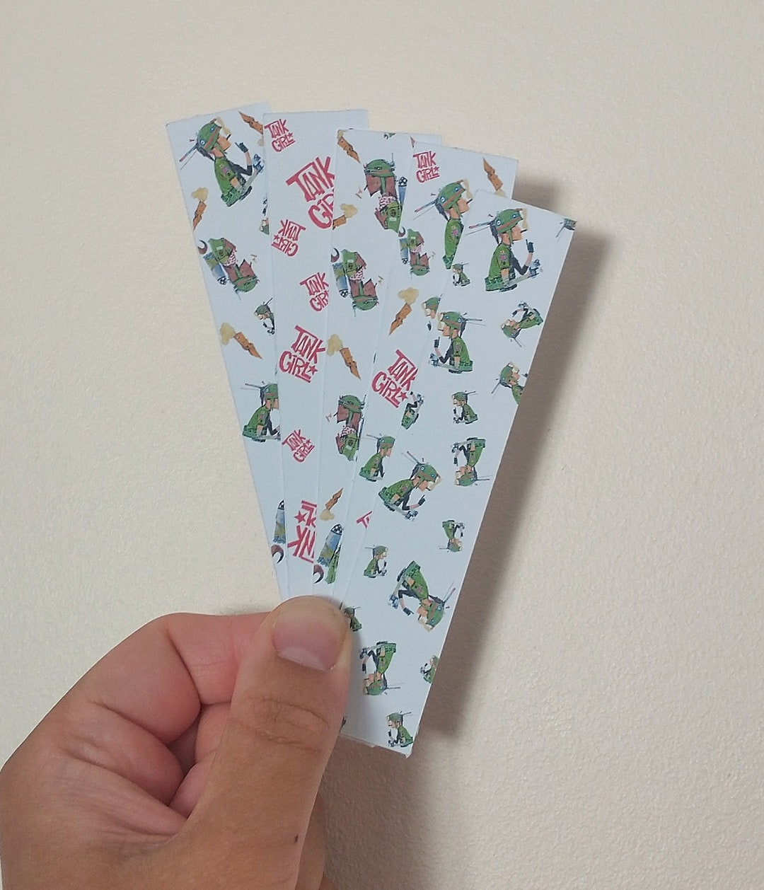 Tank Girl Fanart Handpainted Style Card Bookmarks - Etsy