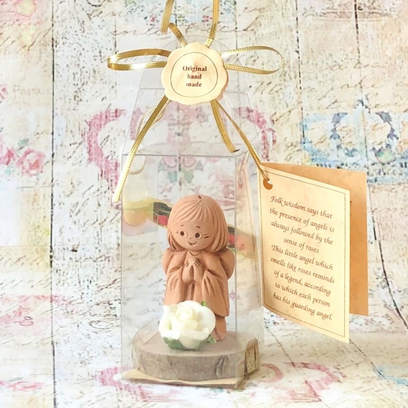 Guardian Angel Christening Baptism Gifts/ceramic Clay Angel/handmade ...