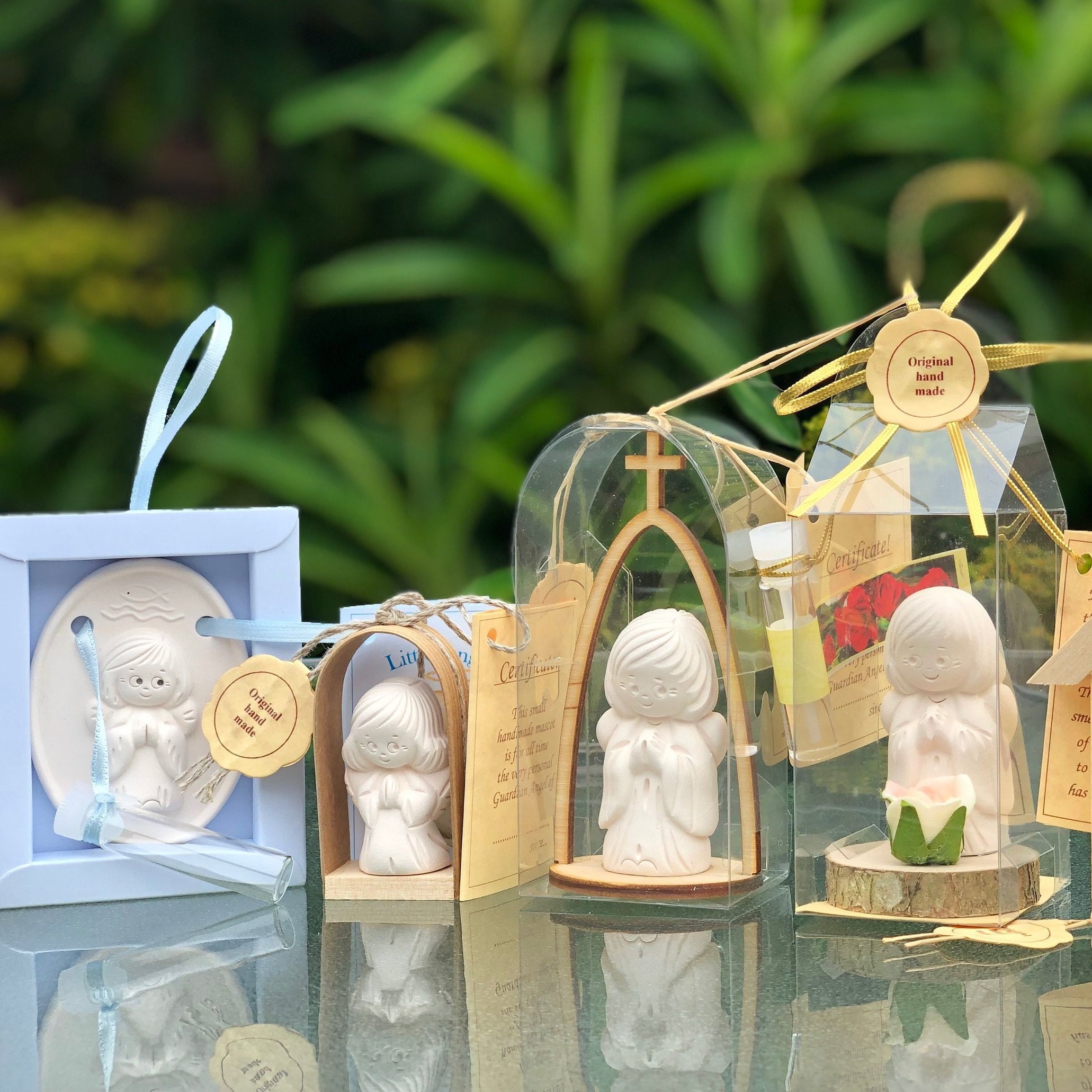 Christening Angel Gifts/ceramic Clay Angel/handmade Angels Presents ...