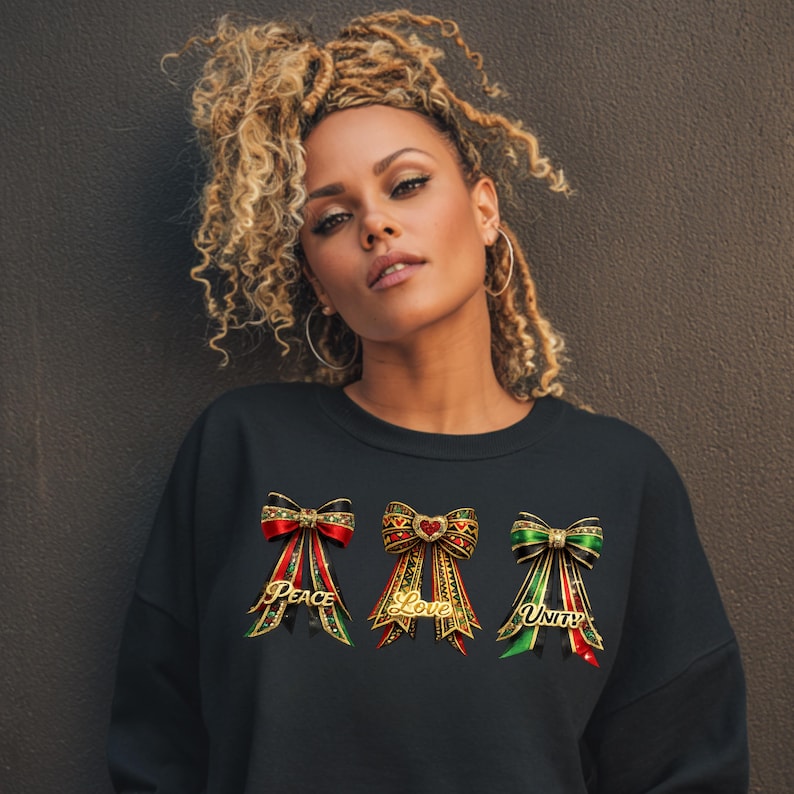 RBG Afrocentric Bow PNG Clipart | Black History Design (digital ...