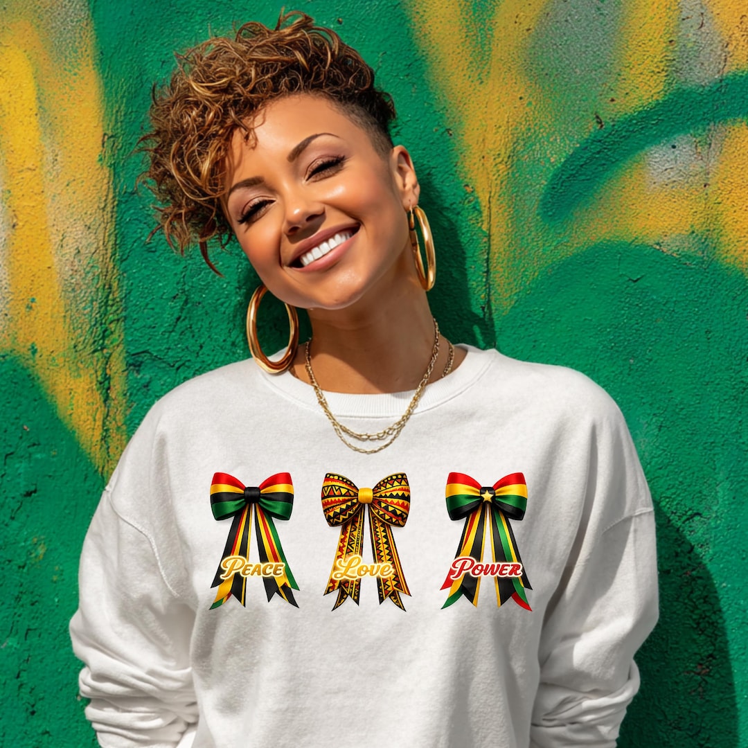 RBG Afrocentric Bow PNG Clipart | Black History Design (digital ...