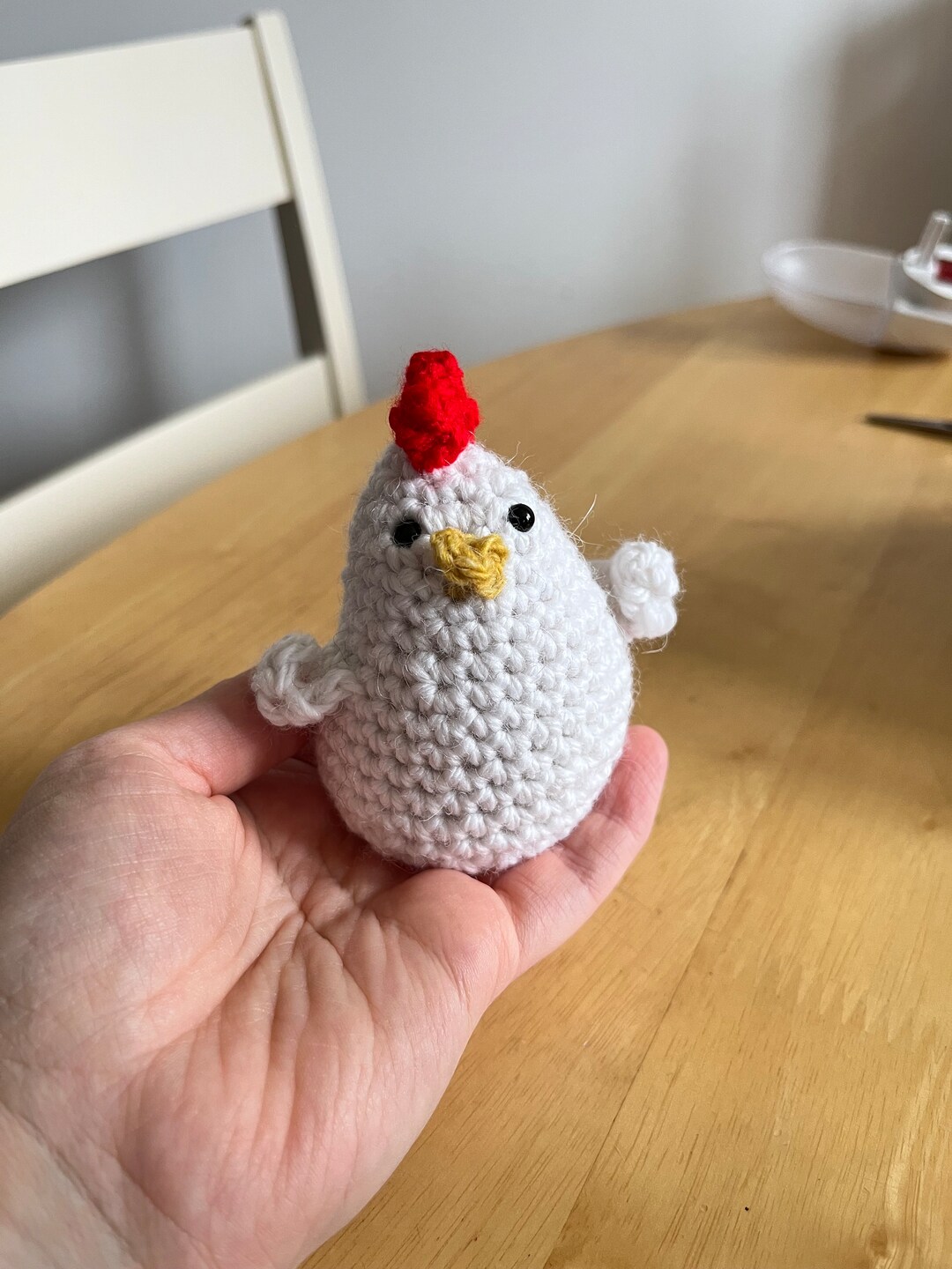Adopt Me! Little Chicken Amigurumi Handmade Crochet Made With Yarn ...