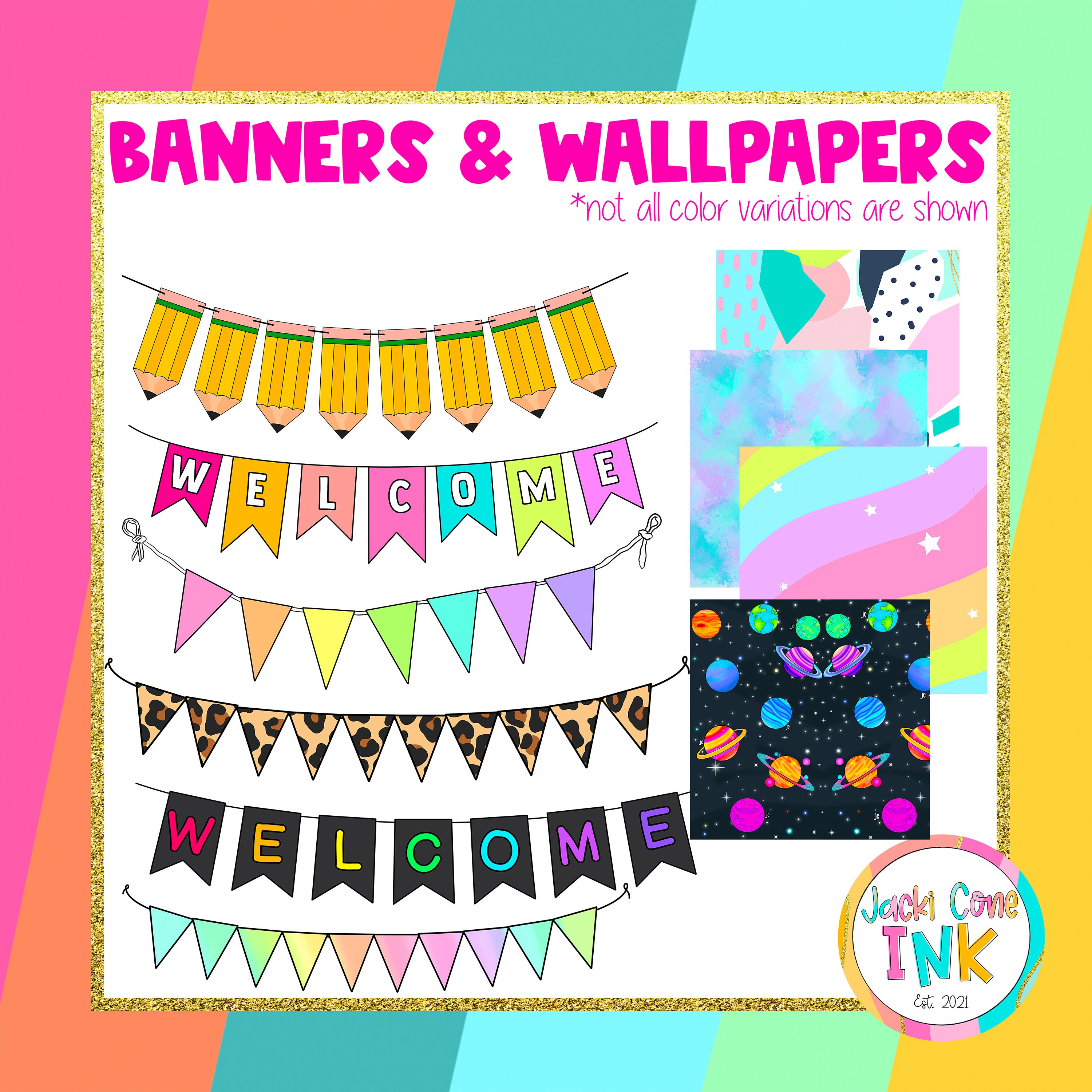 350+ Piece Teacher & School Themed CLIPART Kit - Etsy